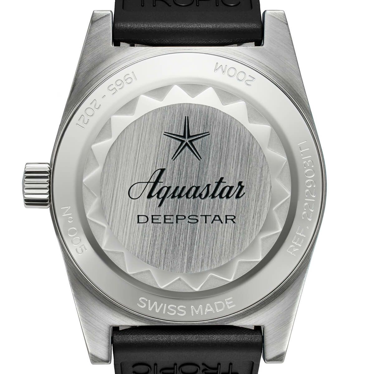 AQUASTAR/アクアスター Aquastar Deepstar II - Steel Grey on stainless steel ...